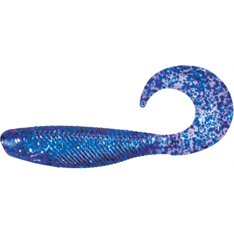 Shad Grub 6.4cm Electric blue Twister